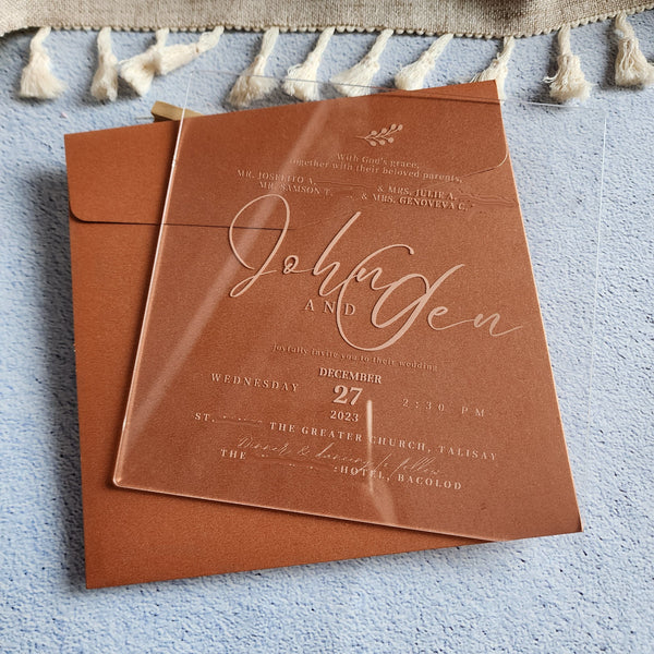 Clear Wedding Invitation Cards – Nuoerp Printing